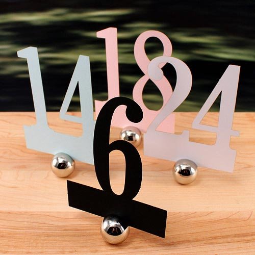Laser Cut Table Number Cards