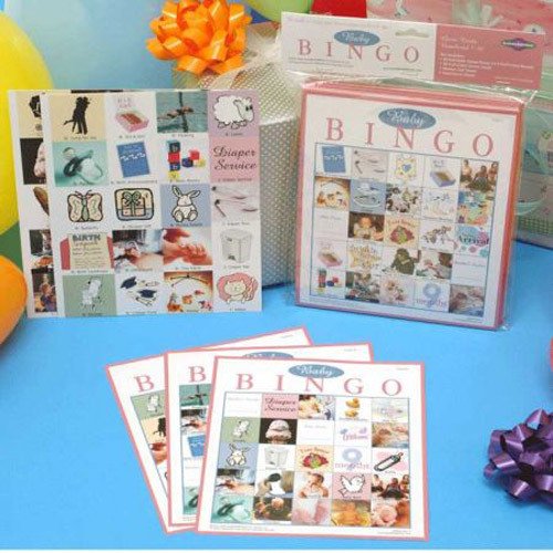 Baby Shower Bingo Game Baby Shower Bingo Game Cards