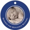 Personalized Round Baby Shower Gift Tags