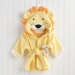 Lion Hooded Bath Robe, Personalized Lion Bath Robe, Personalized Lion ...