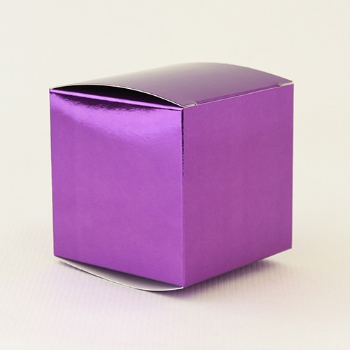 Metallic Boxes, Metallic Cubes, Shiny Metallic Cube Boxes